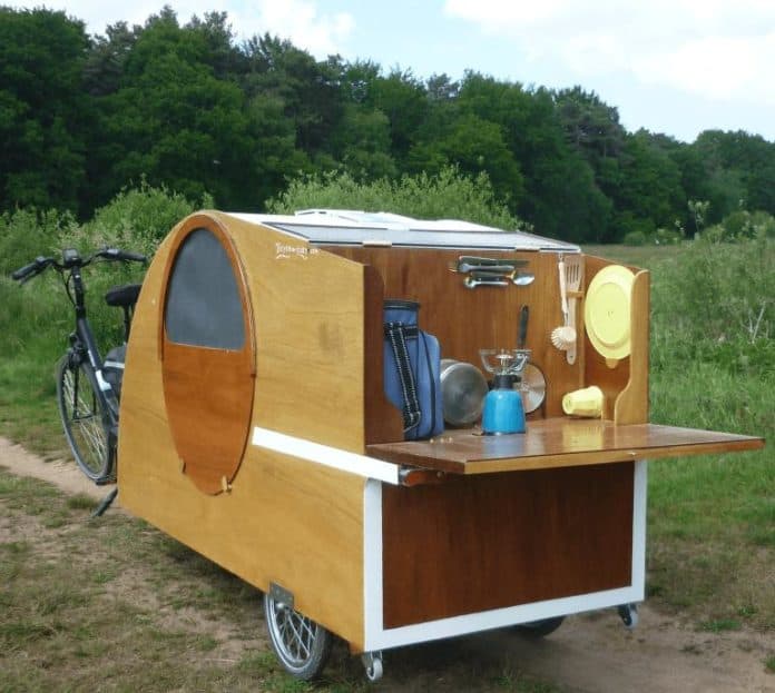 Ditch the gas guzzler and try a bicycle camper. These are amazing! - RV ...