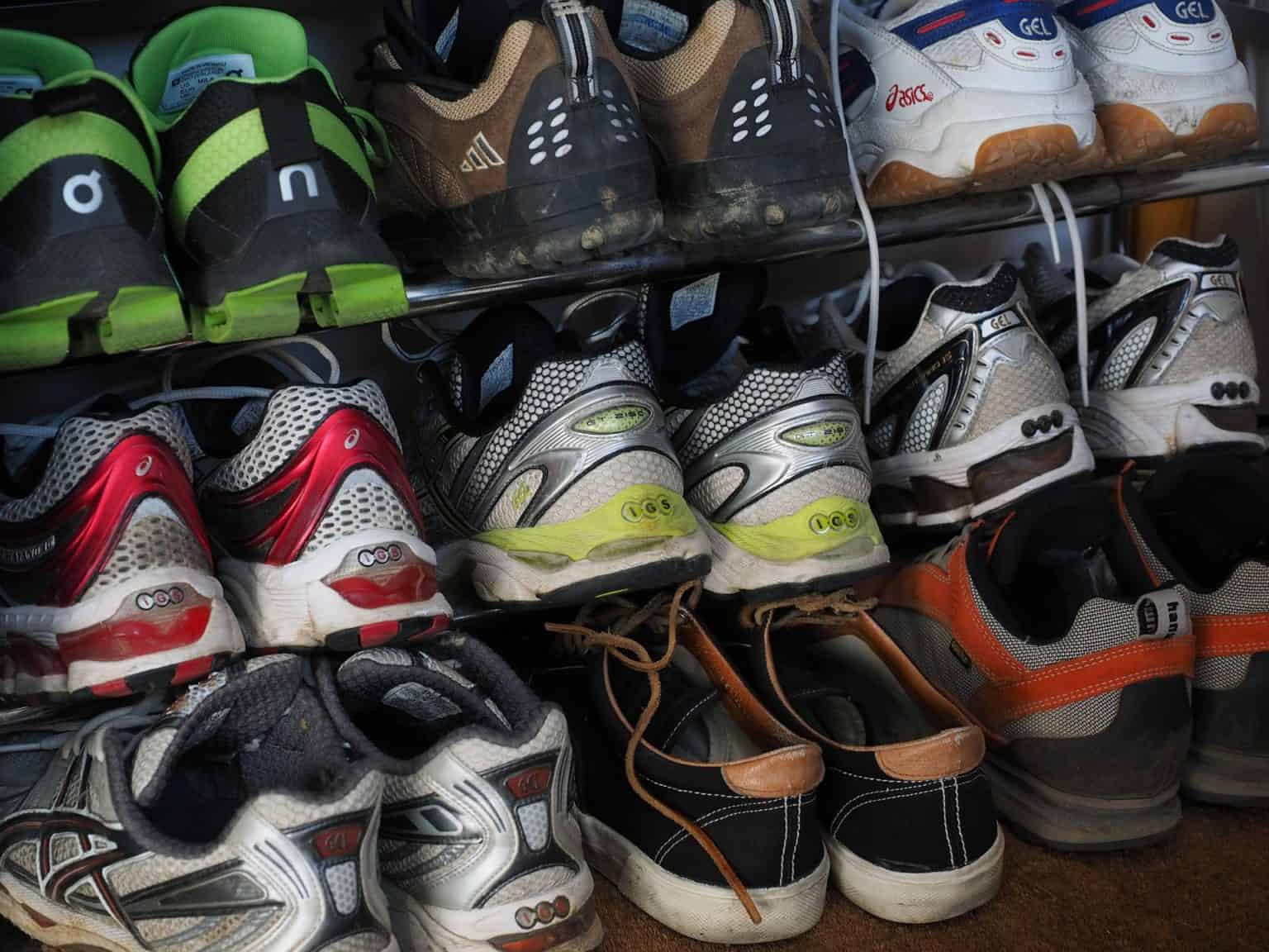 How many pairs of shoes do you bring with you on your RV trips?