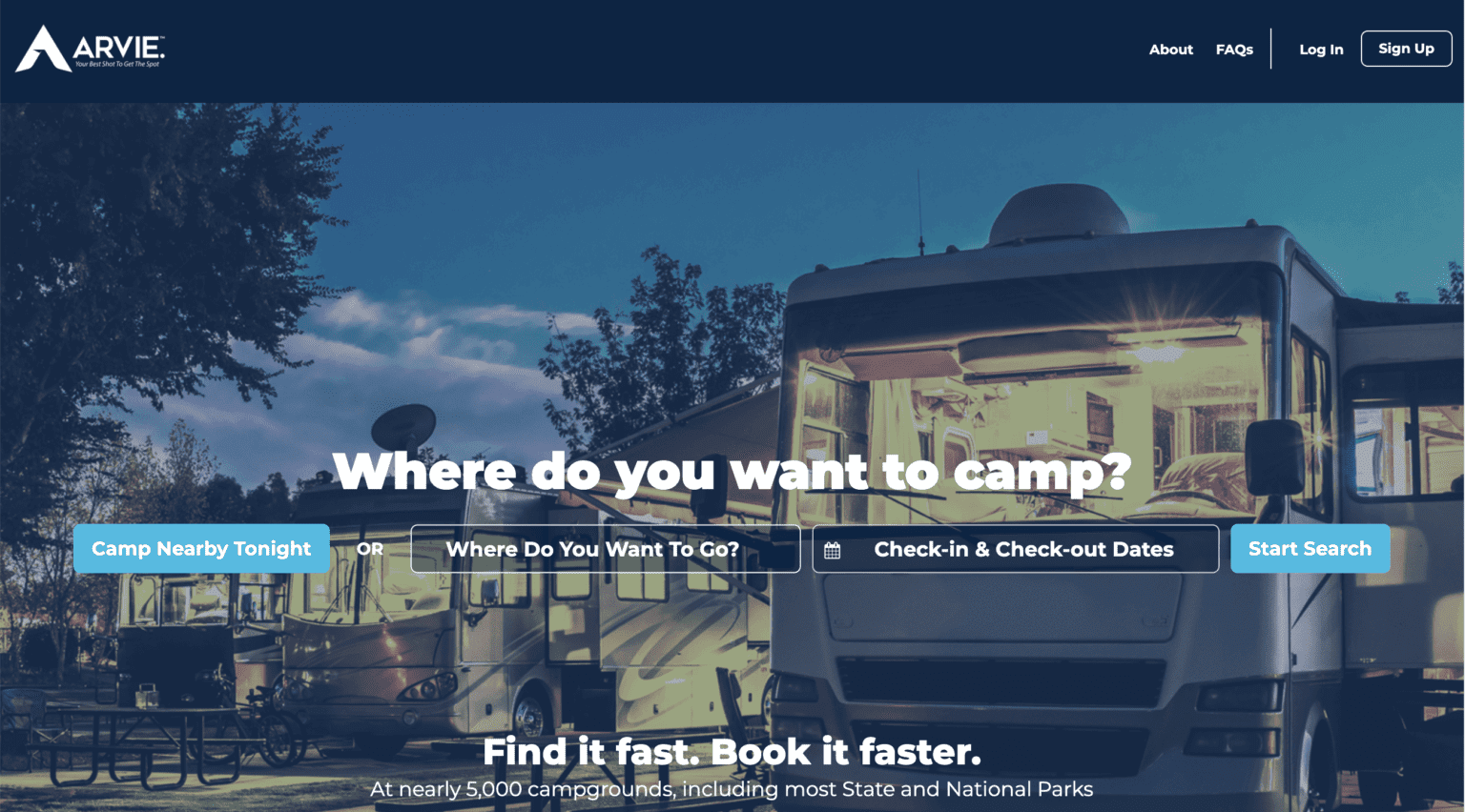 New 'Arvie' booking service launches, but one camping company not ...