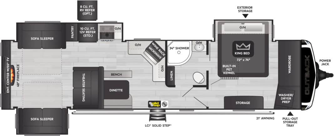 RV Review: Keystone Outback 341RD – A big, livable trailer - RV Travel