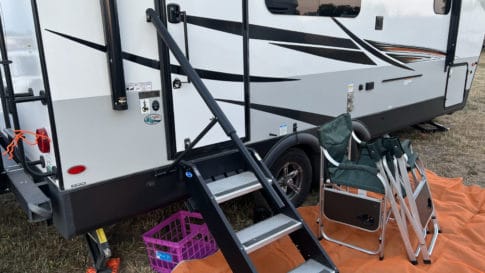 Getting a handle on RV's steps with the Safe-T-Rail - RV Travel