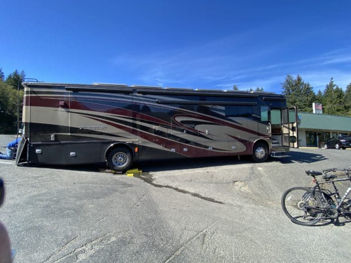 Beware the damaging dips: Our motorhome got stuck. Really stuck. - RV ...