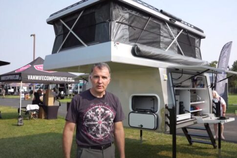 Tour the Optimized Overlanding gull wing popup truck camper