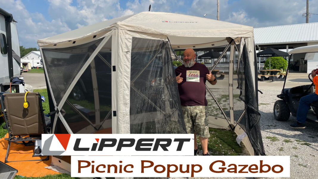 Lippert Picnic Popup Gazebo—six sides of wonderful shelter - RV Travel