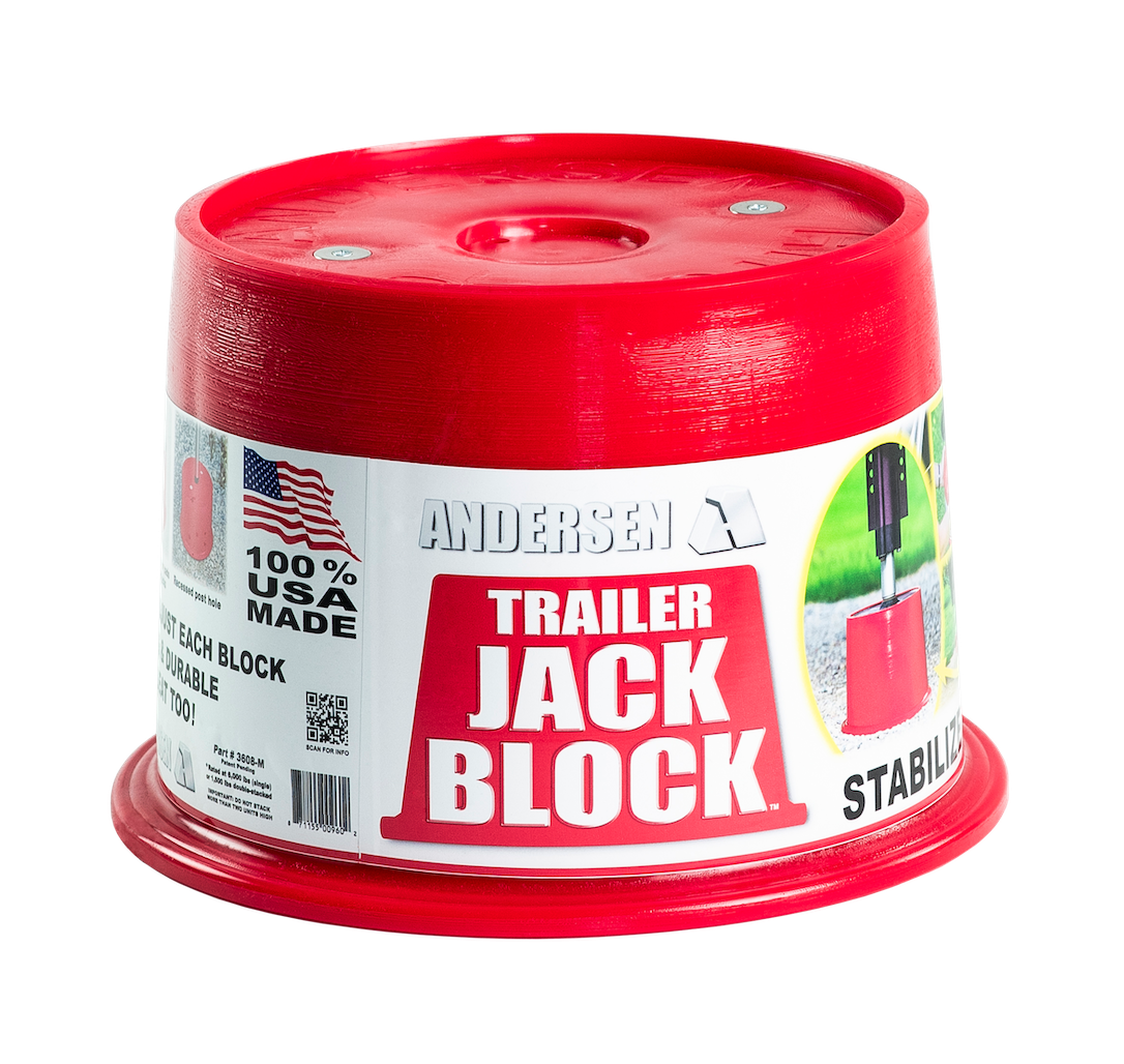 Trailer jack blocks broke. Why?