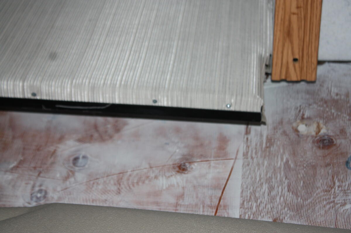 To change flooring in my RV, how do I get under the slide—overextend it ...