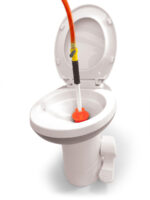 Using a flush valve prop makes cleaning your tanks easy