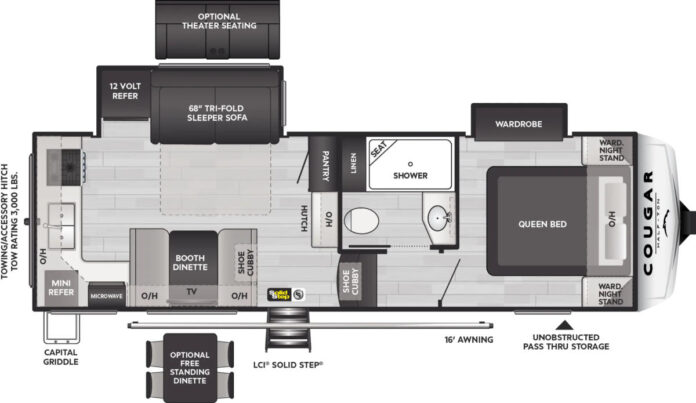 Keystone's popular 2024 Cougar 23MLE—New price and floorplan - RV Travel