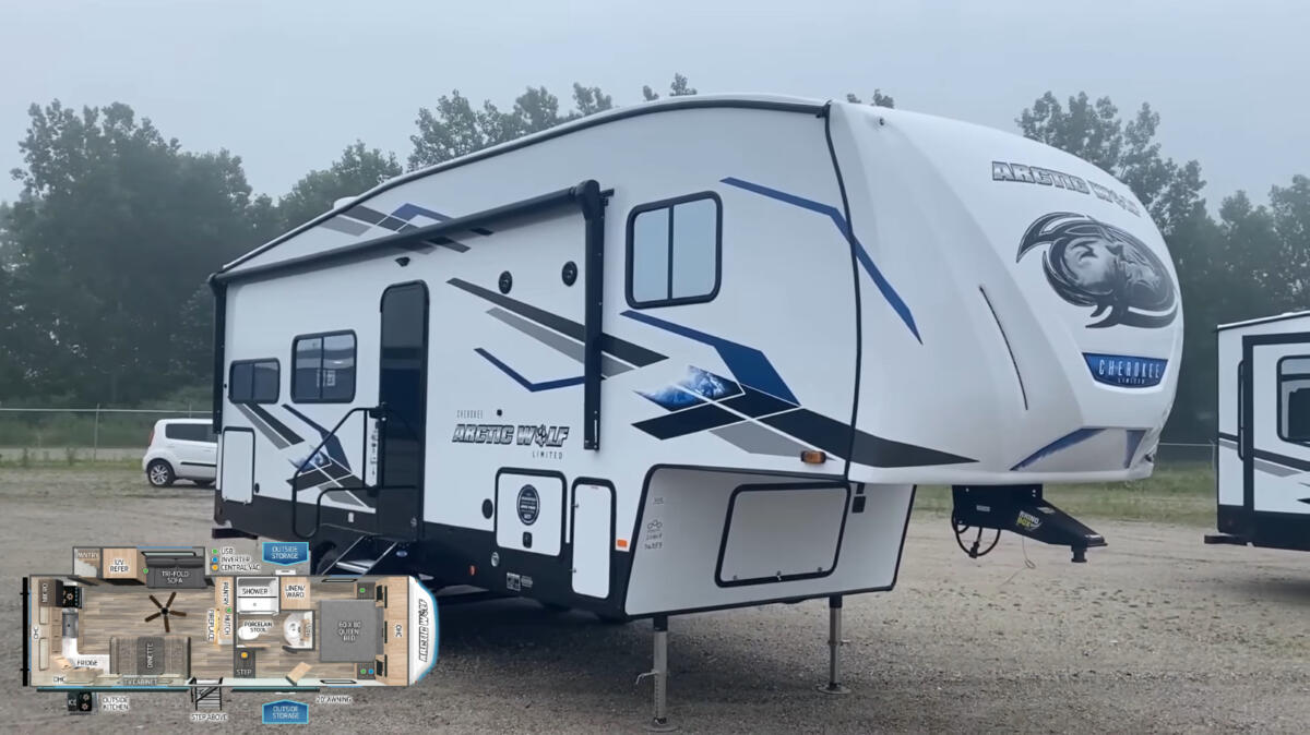 Review of the familiar-sounding 2024 Cherokee Arctic Wolf 23MLE fifth ...