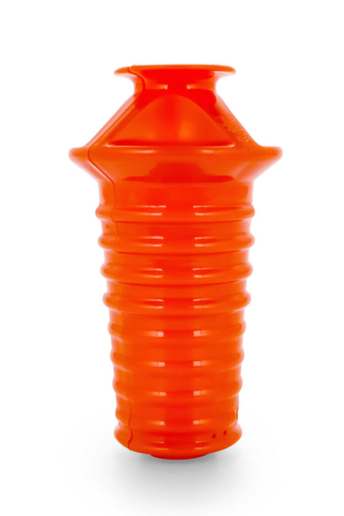 Using a flush valve prop makes cleaning your tanks easy