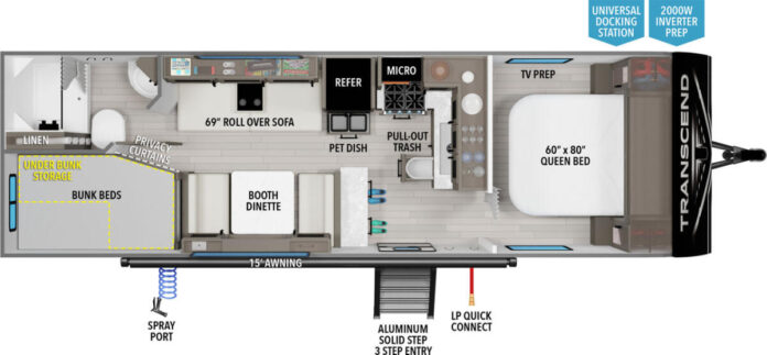 RV review: 2024 Grand Design Transcend Xplor 24BHX—Affordable but not ...