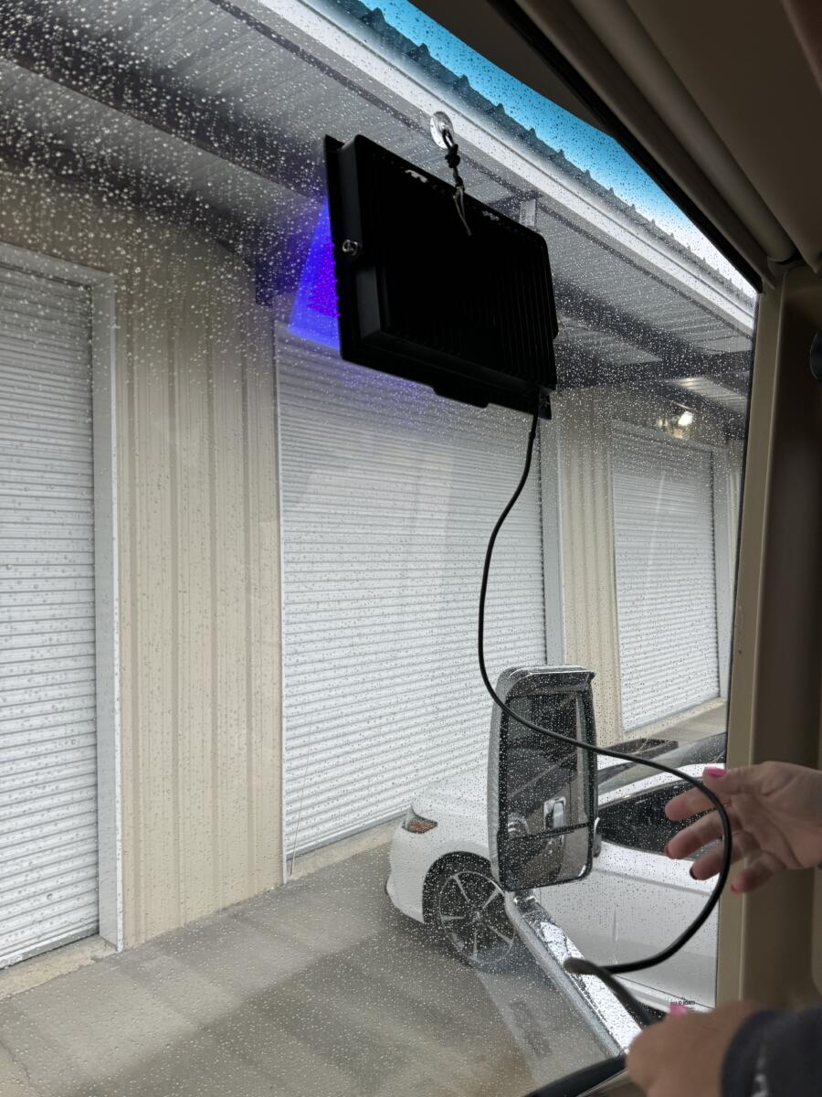 A step-by-step look at RV windshield rock chip repair