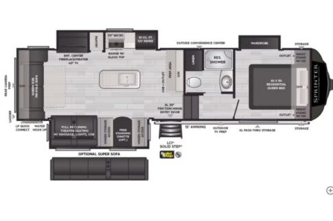 RV walk through – 2024 Keystone Sprinter 30RL 5th wheel