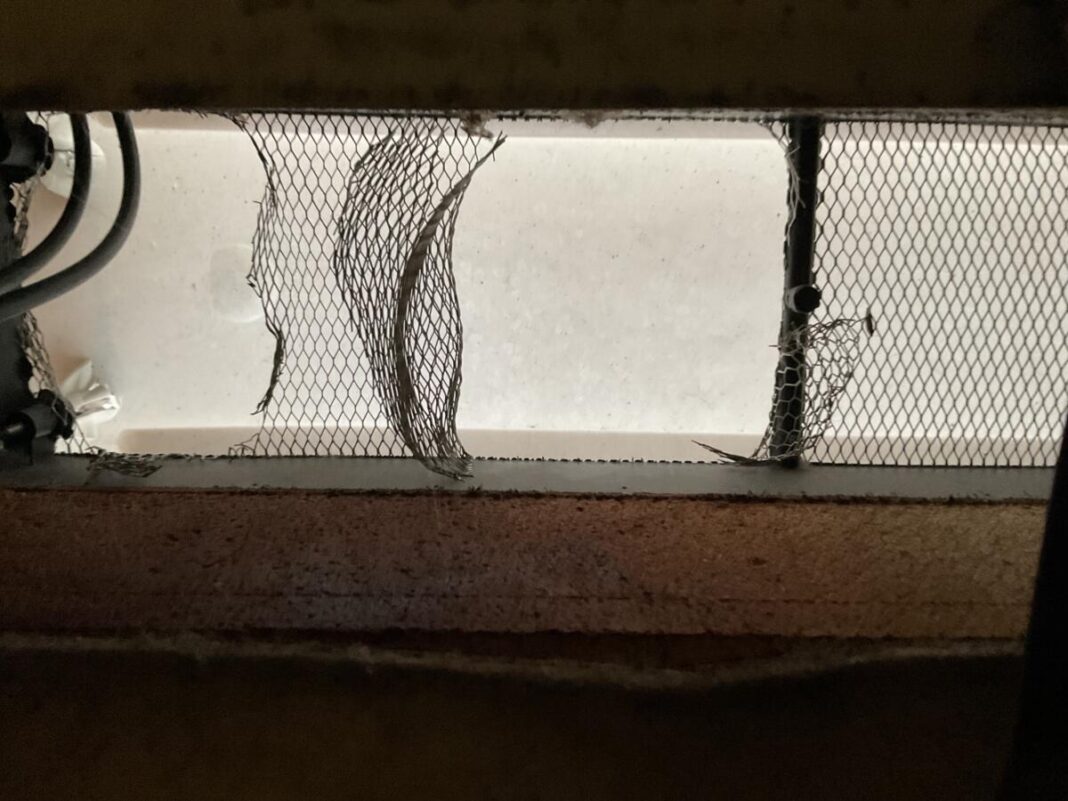 Replaced RV's absorption refrigerator with a 12-volt; remove vents ...