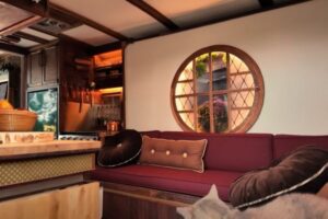 Tour a cozy, enchanting Hobbit camper van