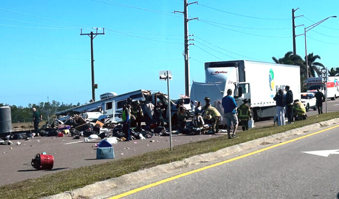 Motorhome disintegrates instantly in crash with semitruck - RV Travel