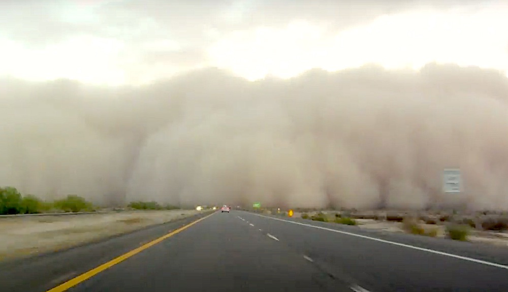 It's dust storm season: How to stay safe if you drive into one