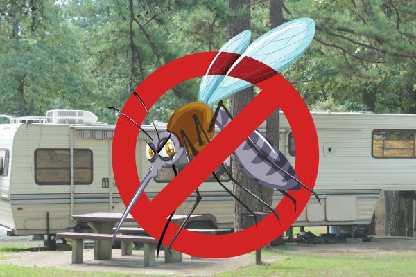 How to control mosquitos at a long term campsite for pennies!