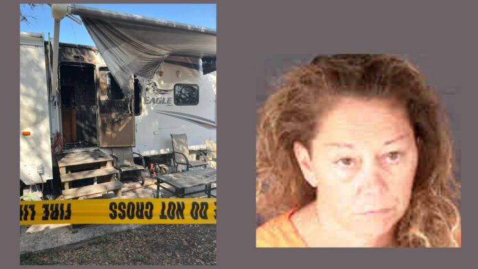 Woman charged with homicide and arson after deadly Florida RV park fire