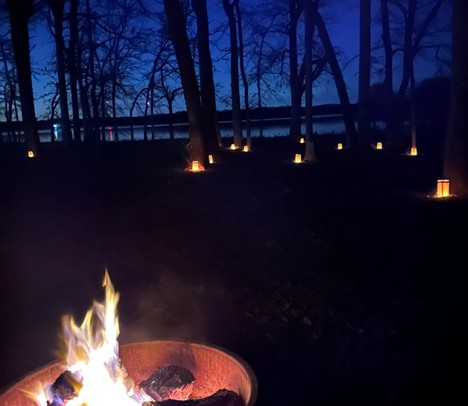 Why do we sit around a campfire?