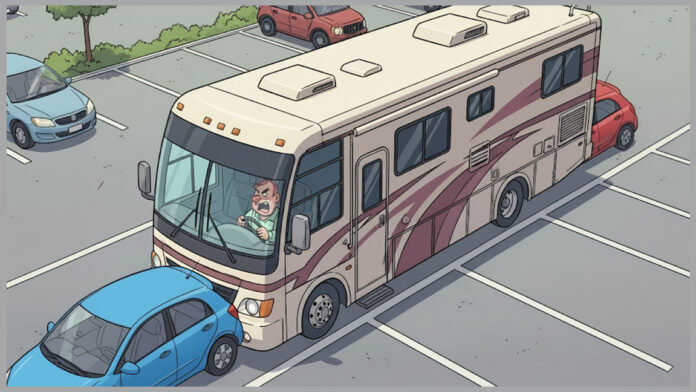 A simple RV parking trick to avoid getting boxed in