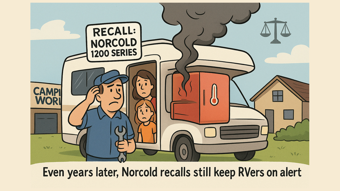 Norcold fridge at center of Camping World RV fire lawsuit