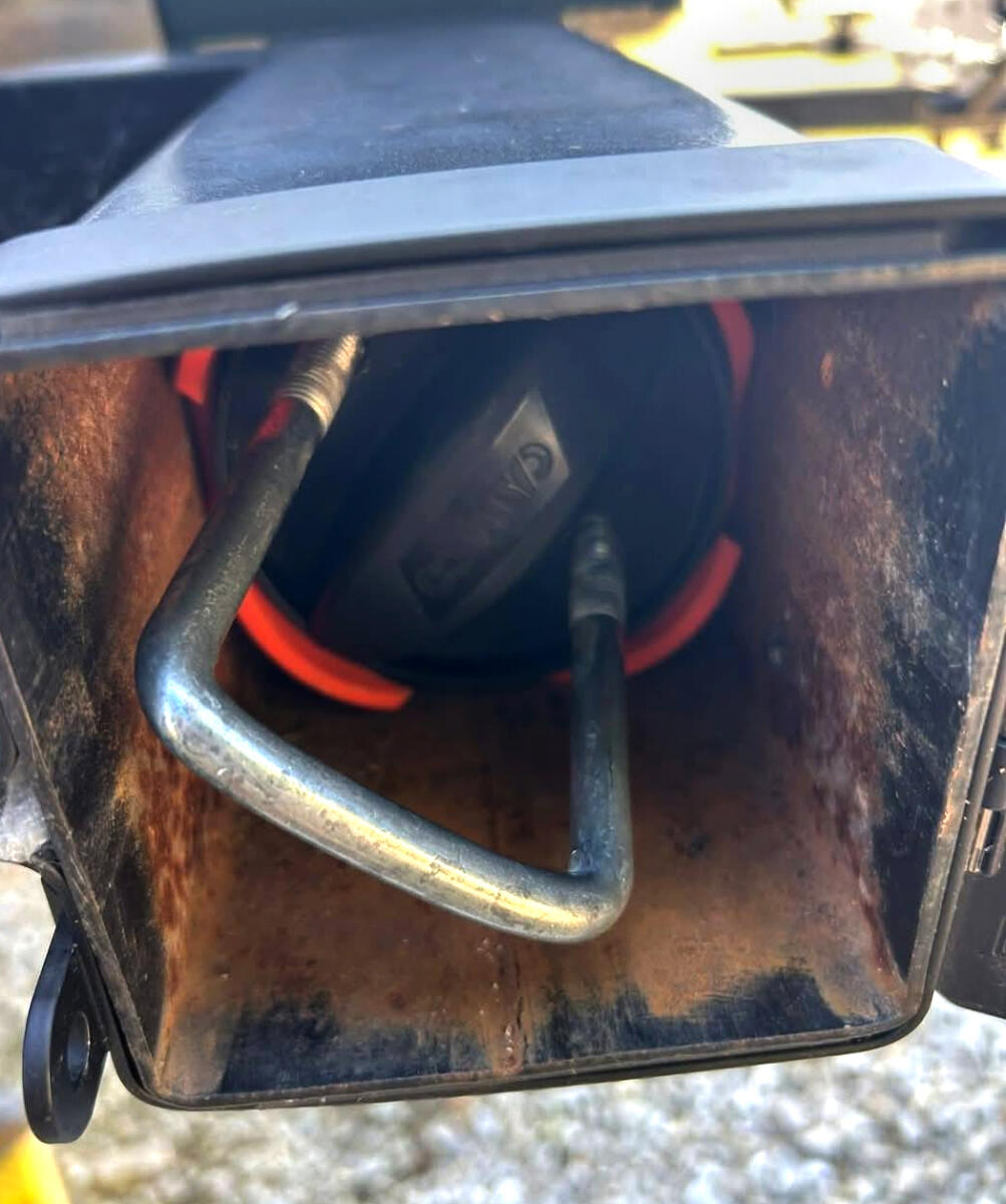 How to easily pull RV sewer hose out of bumper storage