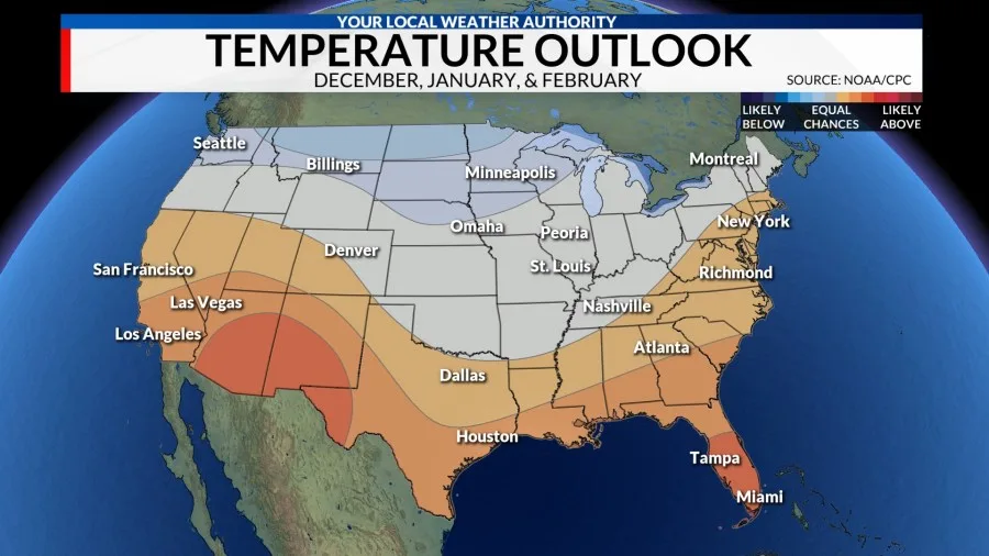 NOAA reveals winter forecast—Here’s what to expect