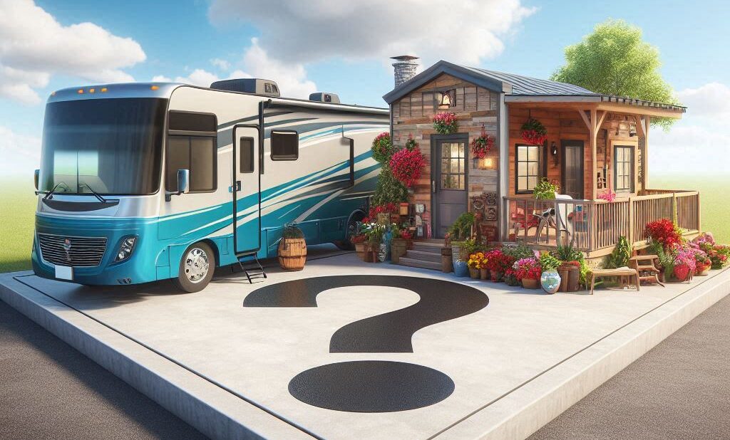 Buying land: What's better, an RV or a tiny house?