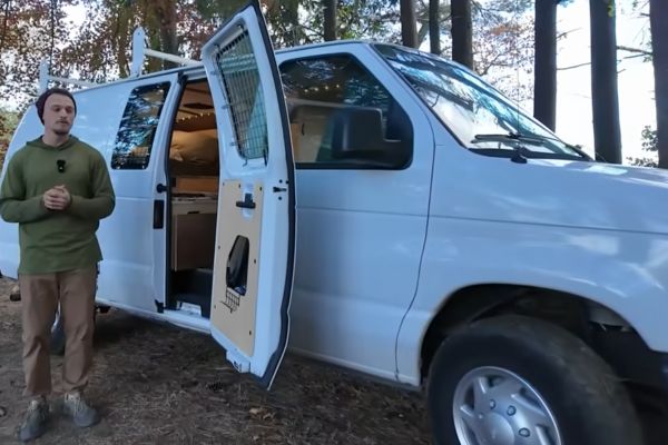 Stealth RV looks like a work van until you open the door
