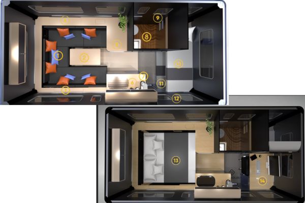Exodus Capax pop up camper: Garageable and off-grid
