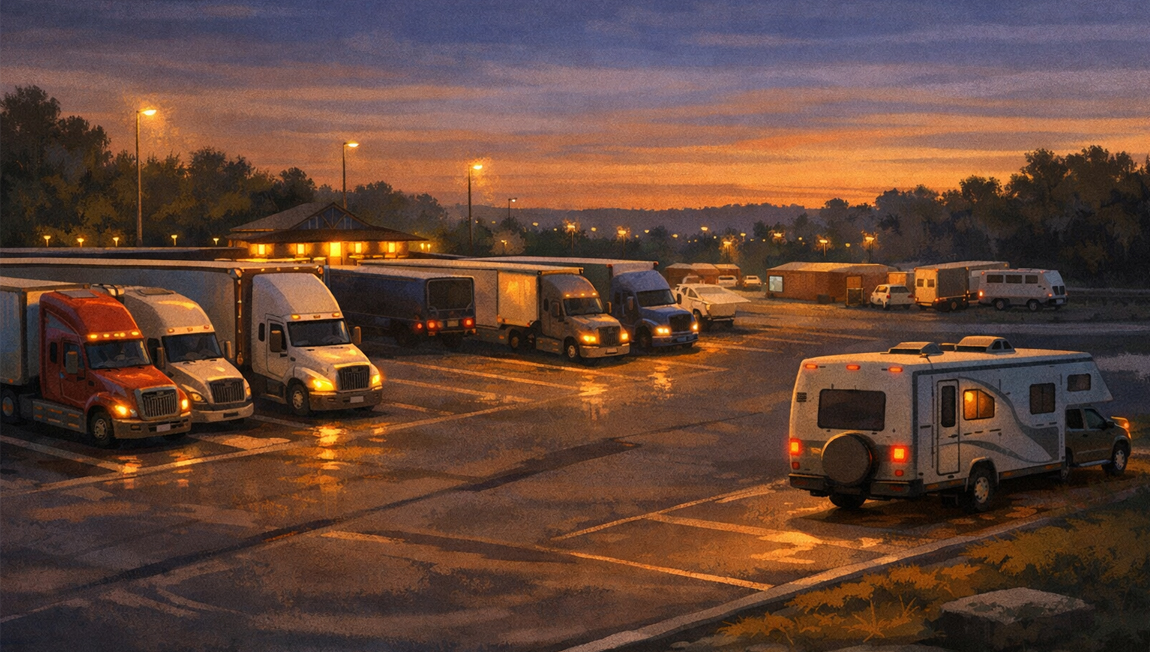 Will new truck parking make rest areas usable again for RVers?